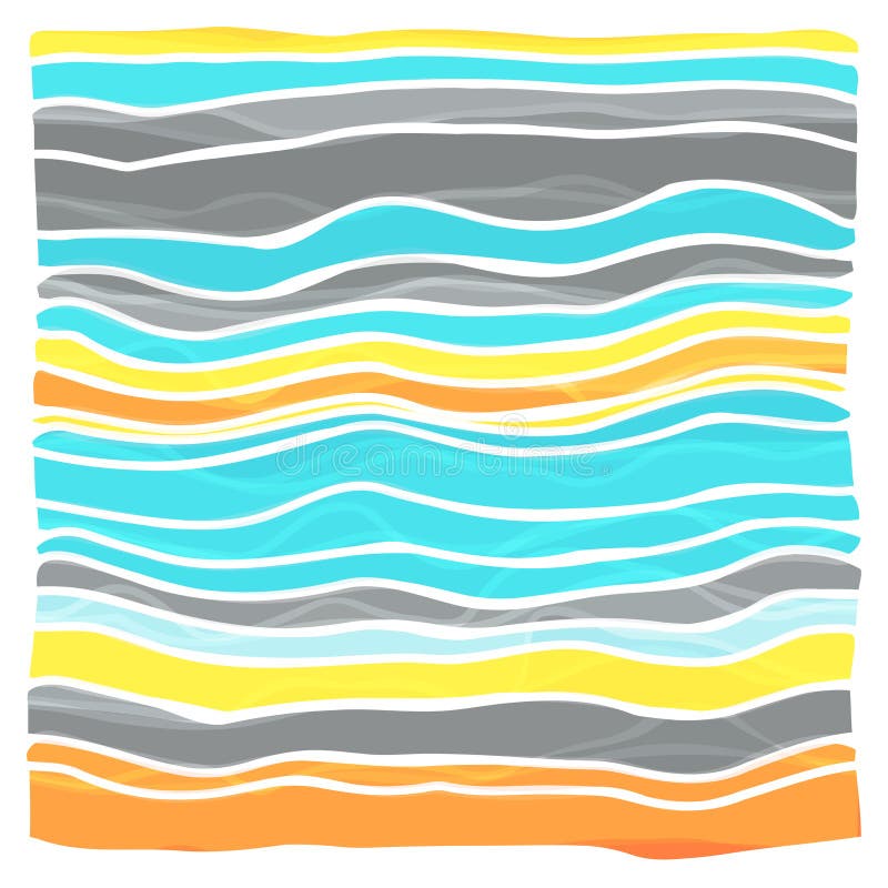 Colorful Striped Wave Background Stock Vector - Illustration of ...