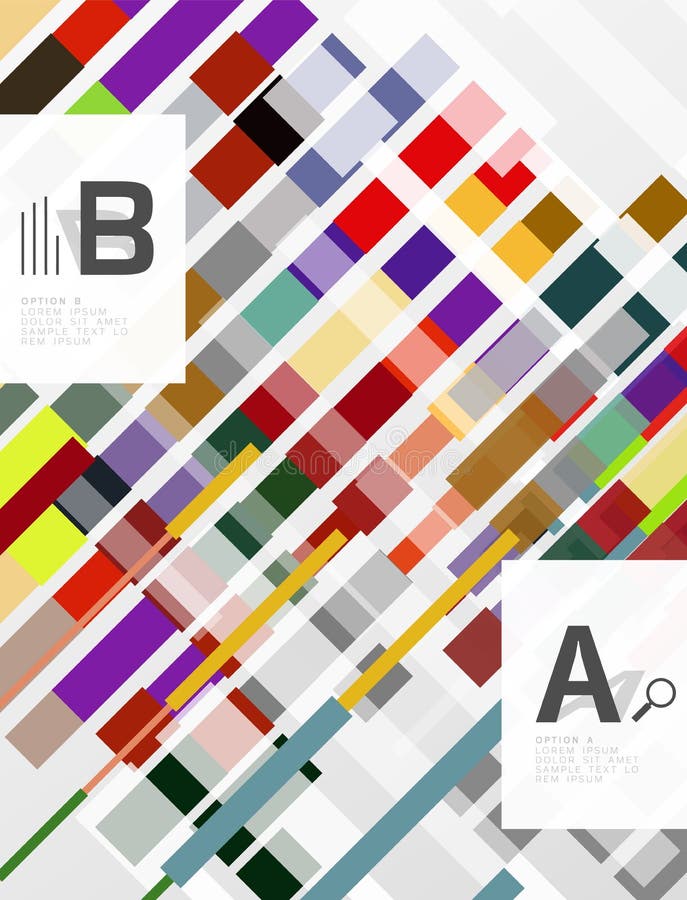 Colorful Stripes Abstract Background Stock Illustration - Illustration ...