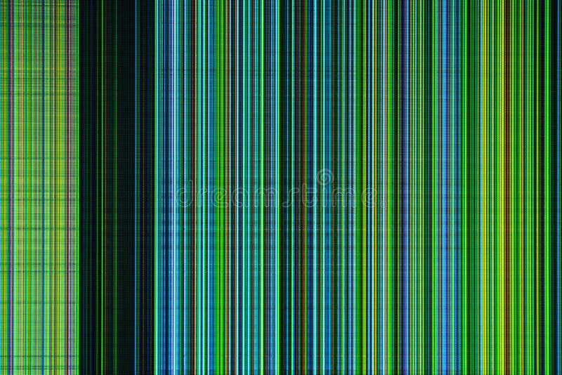 Colorful Stripes on a Broken LCD TV Screen Stock Image - Image of ...