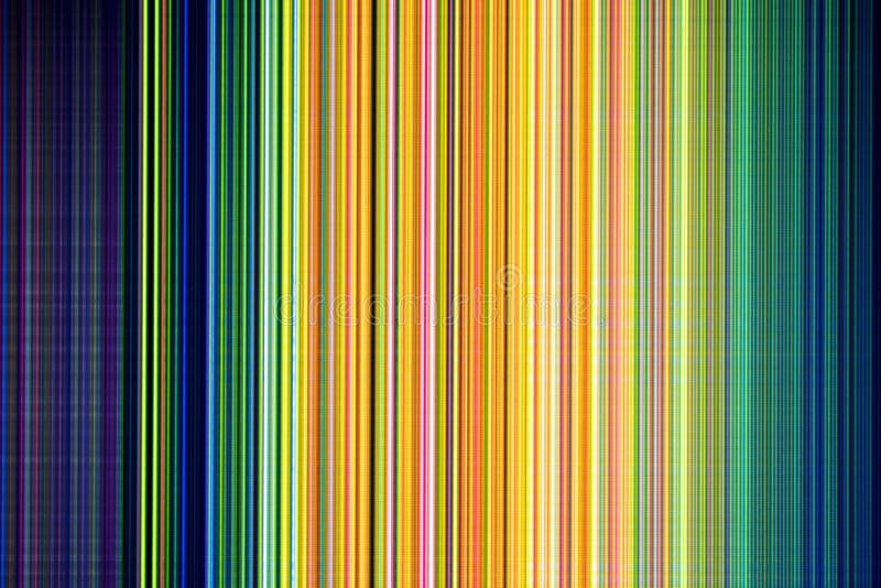 Colorful Stripes on a Broken LCD TV Screen Stock Image - Image of ...