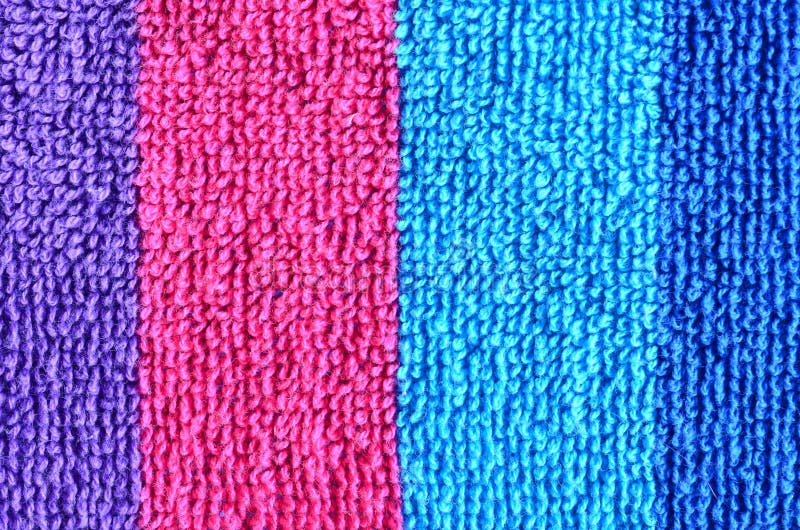 Colorful Stripes Closeup Texture of a Beach Towel Stock Photo - Image ...