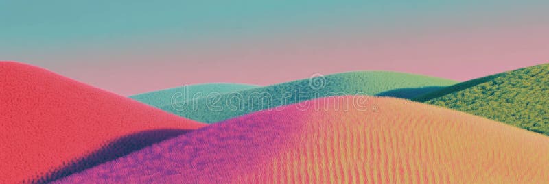 Colorful Stylized Agricultural Fields with Various Crops and Textures ...