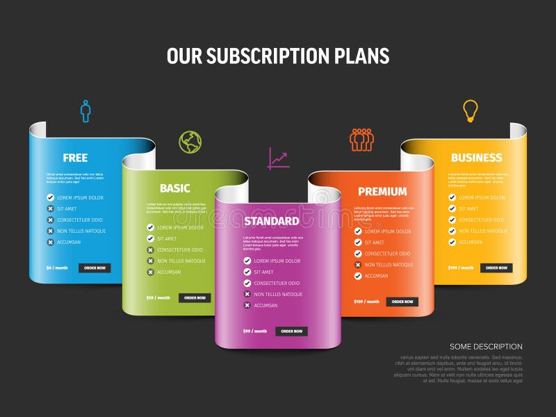 Subscription Options Chart Stock Illustrations – 637 Subscription ...