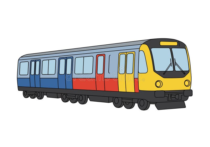 Metro Train Clipart