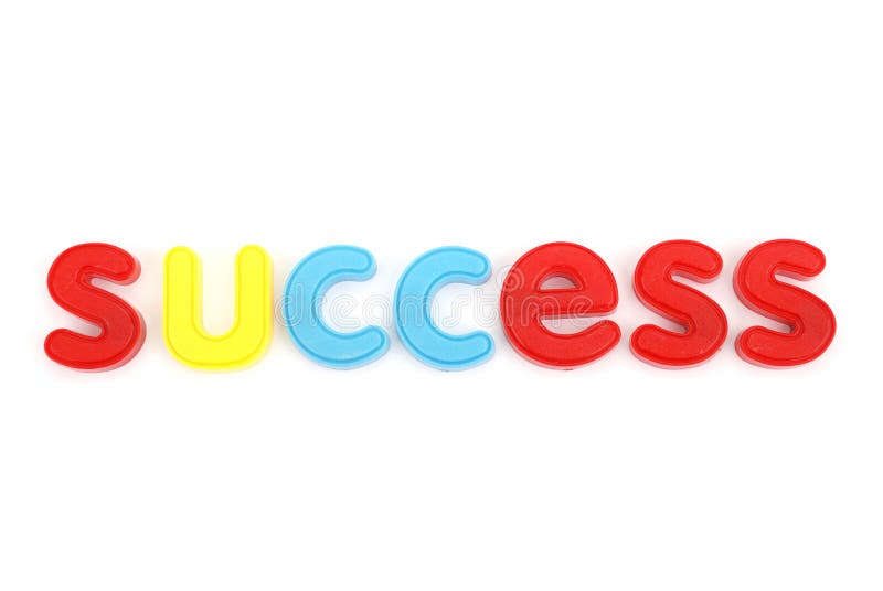 Colorful success letters stock image. Image of colorful - 20256293