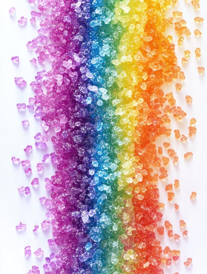 Colorful Sugar Crystals stock photo. Image of flare - 362970750