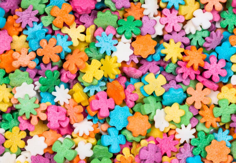 Sugar Star Sprinkles Background Stock Photo - Image of confectionery ...