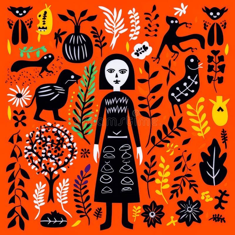 Colorful Summer Collage - Where Imagination Meets Fabric in a Splash of ...