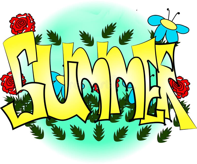 Summer Graffiti Stock Illustrations – 12,383 Summer Graffiti Stock ...