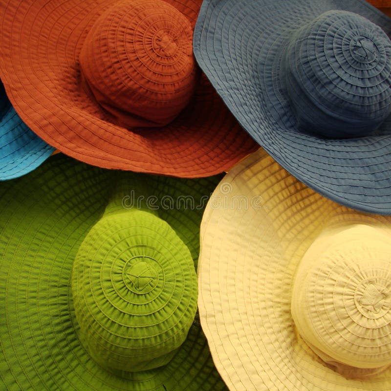 Colorful summer huts stock photo. Image of cloth, cloche - 11256724