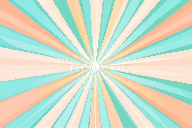Colorful Sun Burst Background with Vibrant Rays and Comic Style Design ...