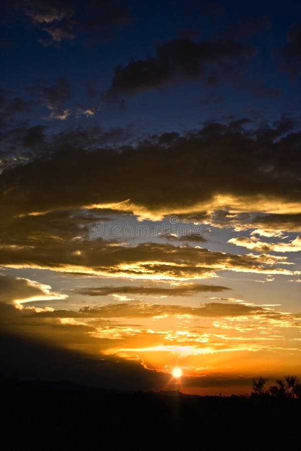 Western USA Sunset stock image. Image of desert, sonoran - 6452433