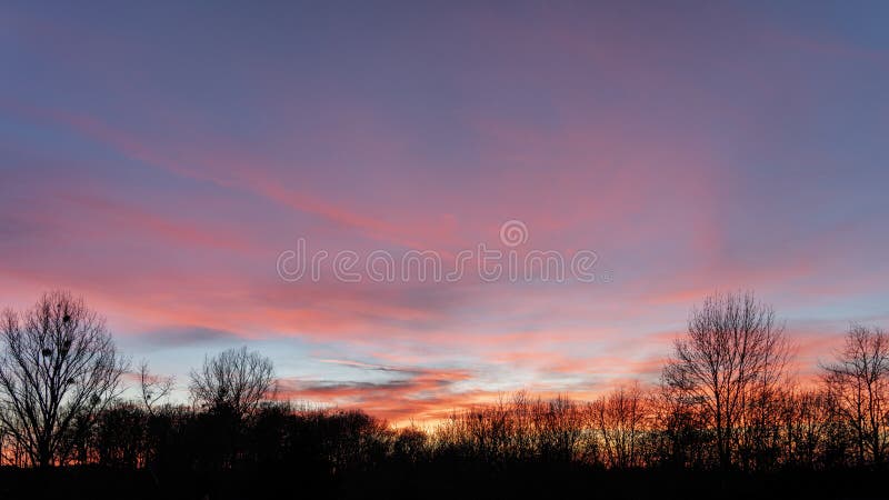 Colorful sundown stock image. Image of predusk, horizon - 313223143