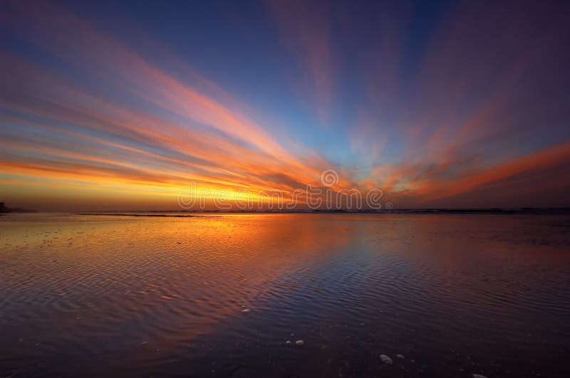 Colorful sunset stock image. Image of scenic, beautiful - 953527