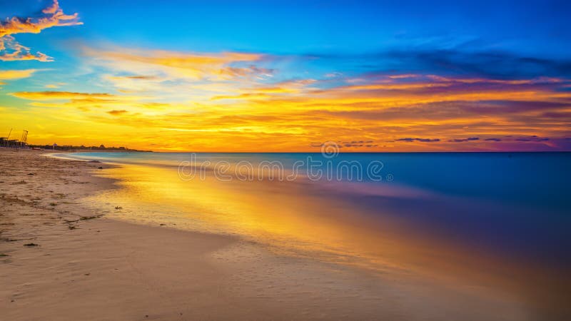 Tropical Beach In Cuba At Night Stock Photo - Image of midnight, island ...