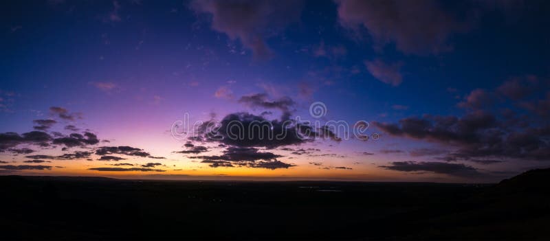 Sunset. Last night... stock image. Image of cloud, lake - 240931709