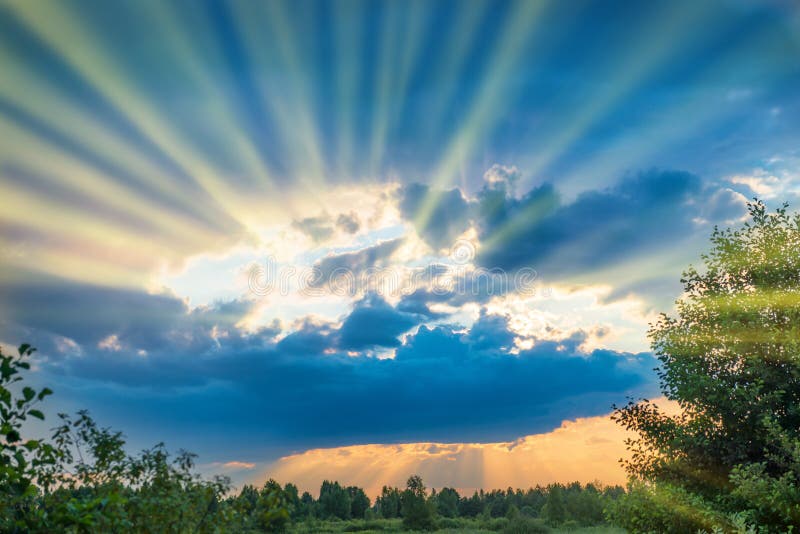 Colorful sunset outside stock photo. Image of scenic - 63159572