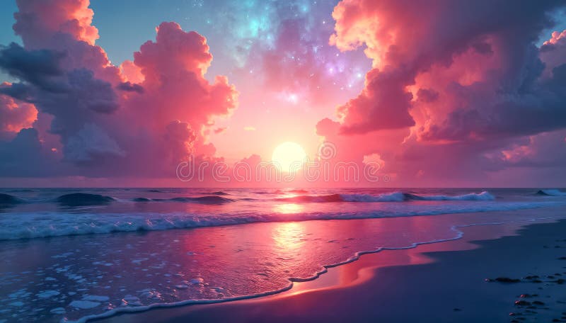 25,642 Colorful Sunset Over Ocean Clouds Stock Photos - Free & Royalty-Free Stock Photos from ...