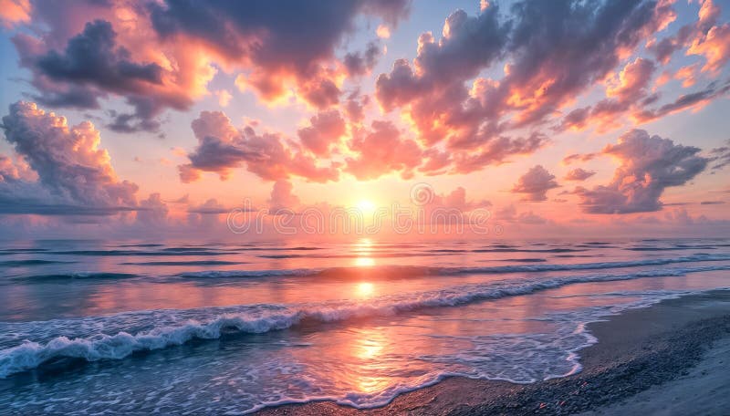 25,642 Colorful Sunset Over Ocean Clouds Stock Photos - Free & Royalty-Free Stock Photos from ...