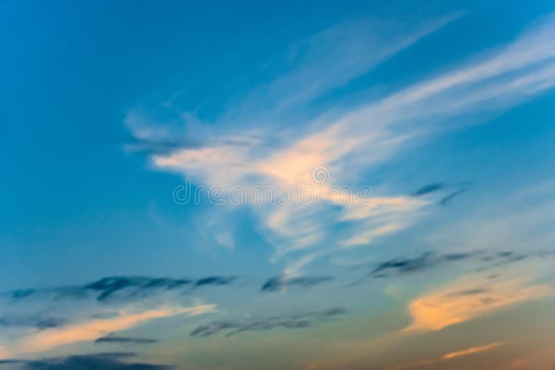 Colorful Sunset Sky Background at the View Point Stock Photo - Image of ...