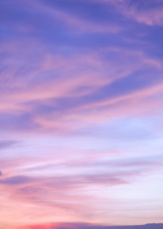 Colorful Sunset Sky and Clouds, Abstract Nature Background Stock Image ...