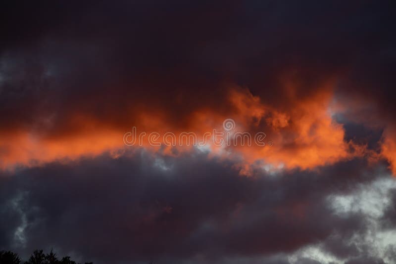 Colorful sunset sky stock photo. Image of beautiful - 233433498