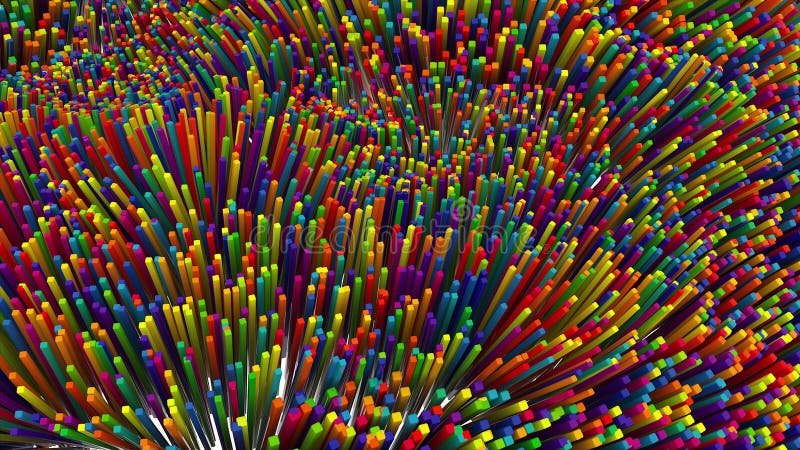 Colorful Surface of Rectangles Stock Illustration - Illustration of ...