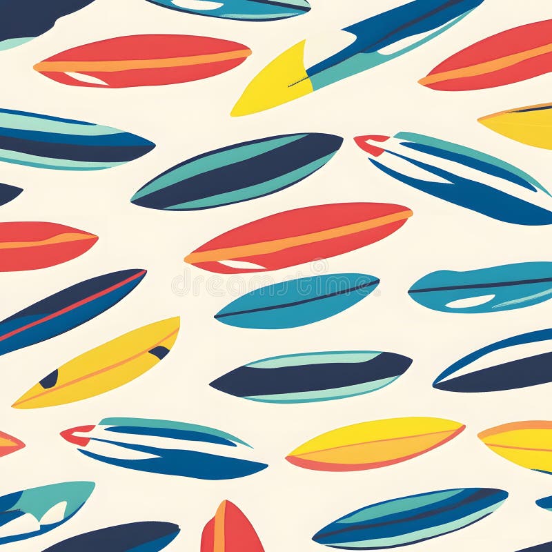 Surfboard Designs Colorful Stock Illustrations – 219 Surfboard Designs ...