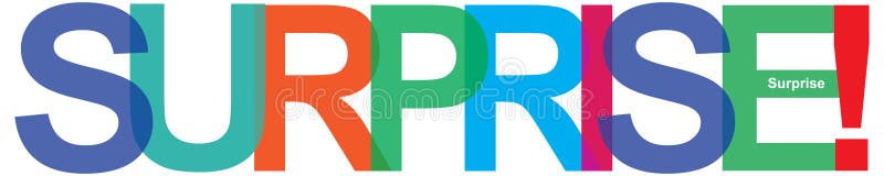Surprise Word Clipart Right