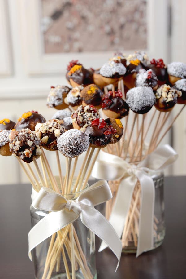 Colorful Sweet Biscuit Balls Stock Photo - Image of holiday, closeup ...