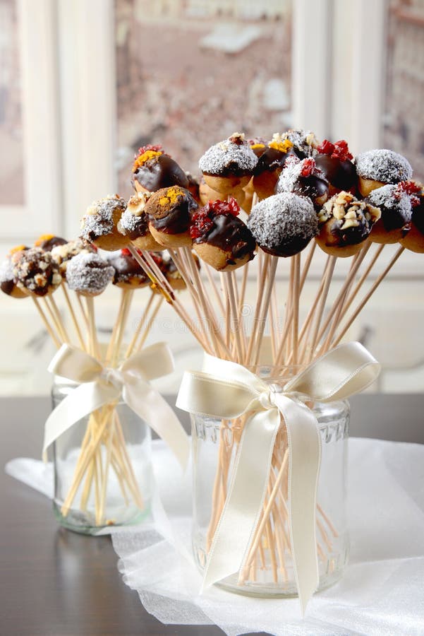 Colorful Sweet Biscuit Balls Stock Image - Image of chocolate ...