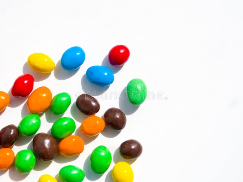 Colorful Sweet Round Candies Wallper Stock Image - Image of easter ...