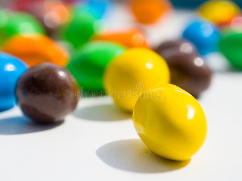 Colorful Sweet Round Candies Wallper Stock Photo - Image of yellow ...