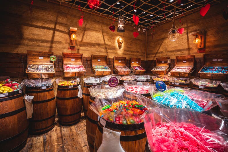 Colorful Sweets in a Candy Shop, Italy Editorial Photography - Image of ...