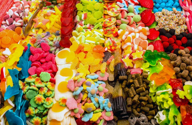 Colorful sweets stock photo. Image of caramel, meal, kiwi - 62465078