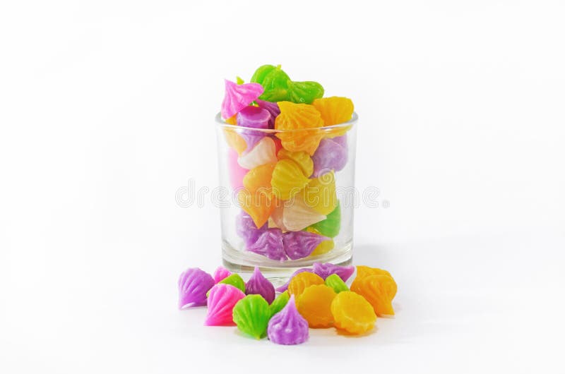 Colorful Sweets in Small Glass Stock Image - Image of multi, meal: 40516663