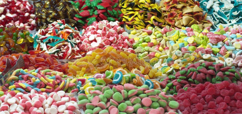 Colorful Sweets Various Types Candyes Stock Photos - Free & Royalty ...