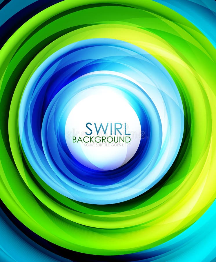 Swirl logos stock vector. Illustration of isolated, colorful - 19405537