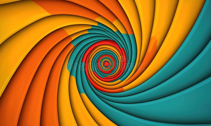Colorful Swirl Abstract Background Design for Digital Art Projects ...