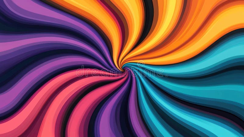Colorful Swirl Design Creates a Dynamic Modern Vibe. Ideal for Tech ...