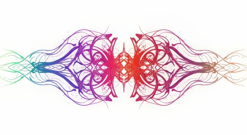 Colorful Swirl Pattern Abstract Design Stock Illustration ...