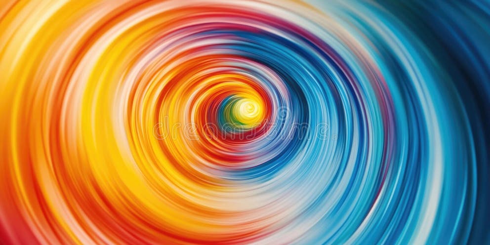 Colorful Swirl Pattern stock illustration. Illustration of creative ...