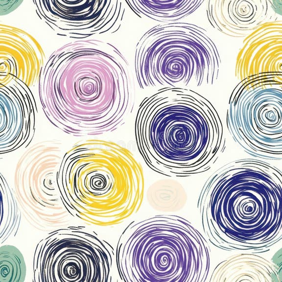 Colorful Swirl Pattern on White Background Stock Photo - Image of ...