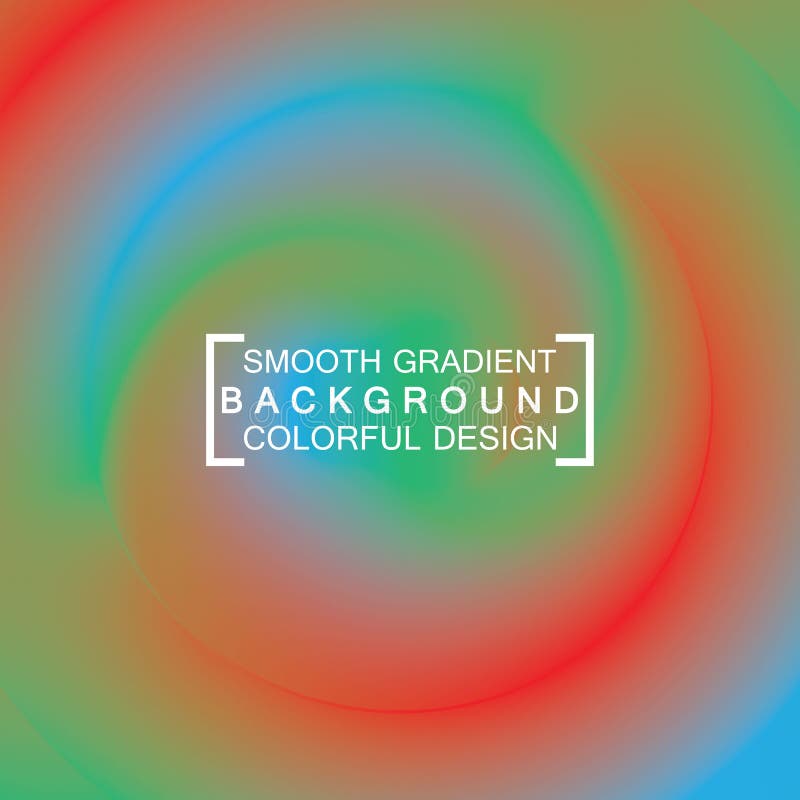 Colorful Swirl Smooth Gradient Design Abstract Background Stock Vector ...