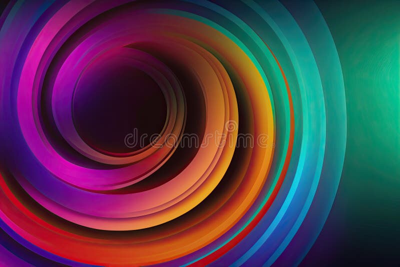 Colorful Swirl. Vortex Generative Ai Illustration Stock Illustration ...