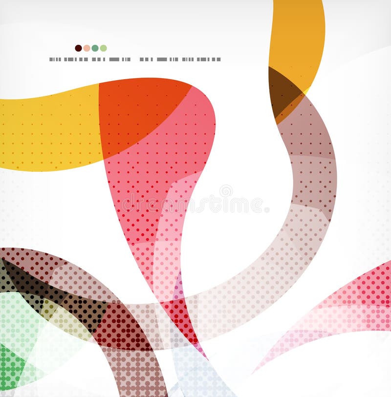 Colorful Swirl Lines Abstract Background Stock Vector - Illustration of ...