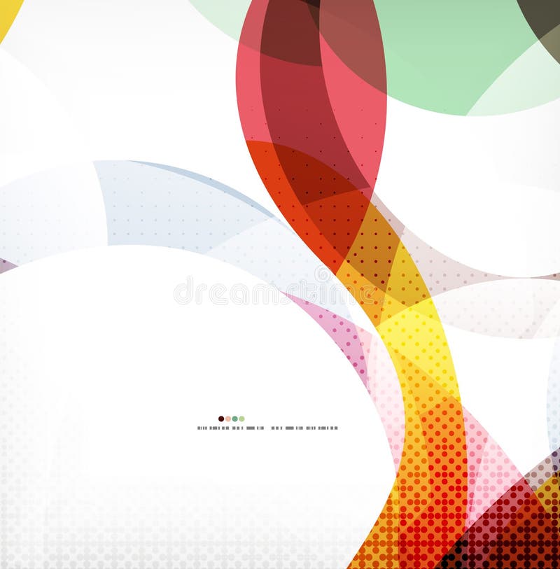 Colorful Swirl Lines Abstract Background Stock Vector - Illustration of ...