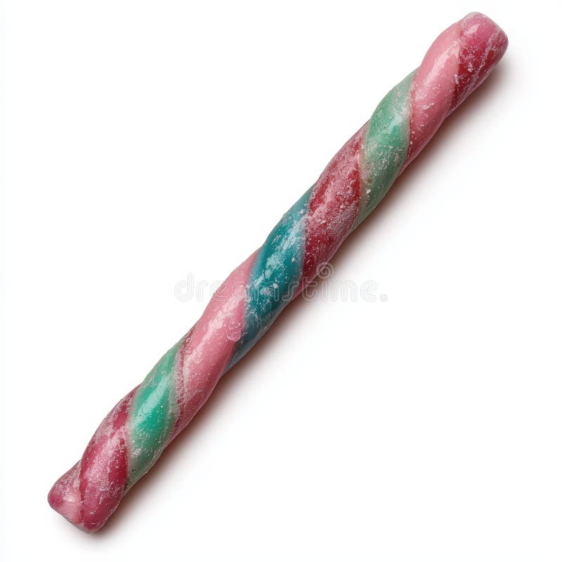 Colorful Swirled Candy Stick Stock Illustration - Illustration of ...