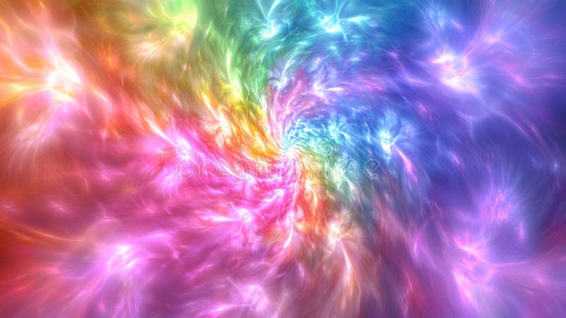 Colorful Swirling Abstract Vortex Stock Illustration - Illustration of ...