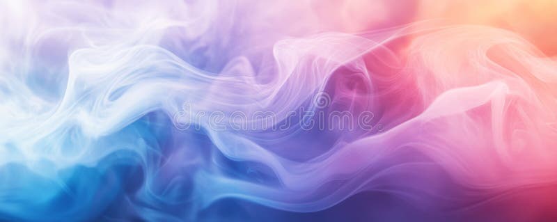 Colorful Swirling Mist with Gradient Effect, Abstract Art Concept Stock ...